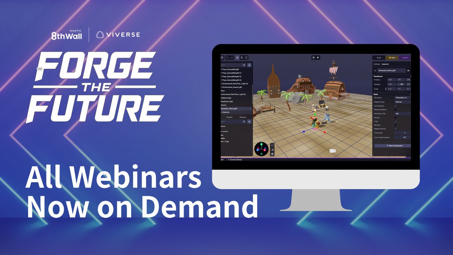 Forge the Future Game Jam: Watch All Webinars On-Demand | 8th Wall